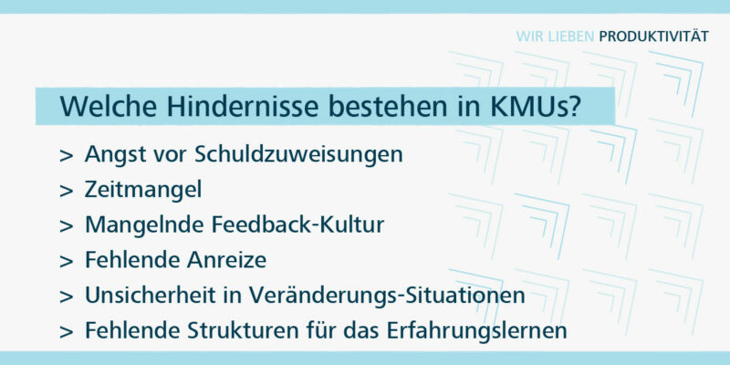 Aus Fehlern lernen und Verschwendungen vermeiden | D+W